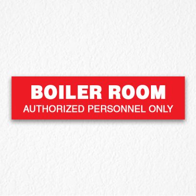 Boiler Room Door Signs - HPD Signs NYC