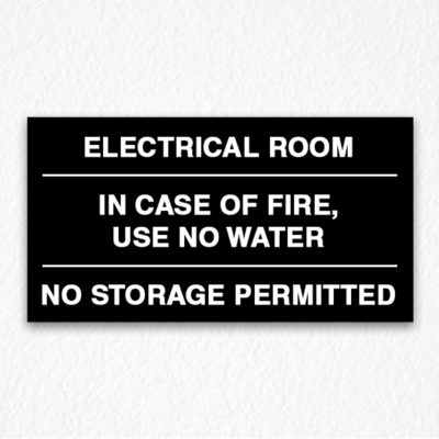 Electrical Room Sign - HPD Signs NYC