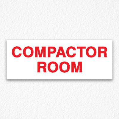 Compactor Room Sign - HPD Signs NYC