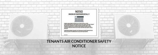 NYC Air Conditioner Safety Sign and Installation Guidelines