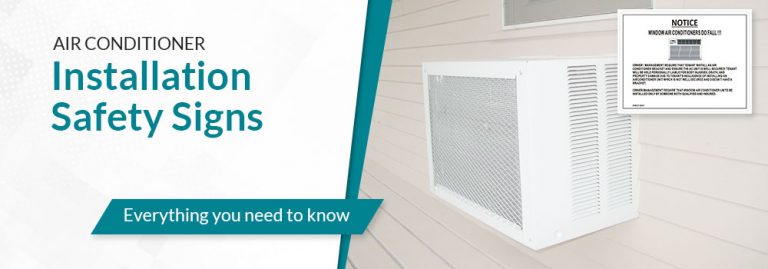 NYC Air Conditioner Safety Sign and Installation Guidelines